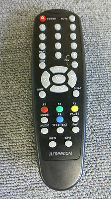 Genuine Original Freecom Technologies TV Remote Control Black | eBay UK