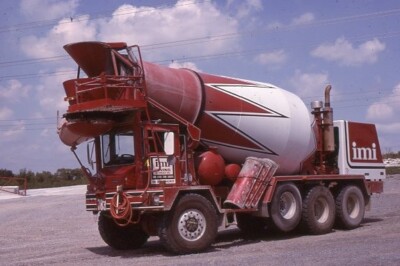IMI Paving Materials Oshkosh Cement Mixer Truck - 35mm Kodachrome Slide ...