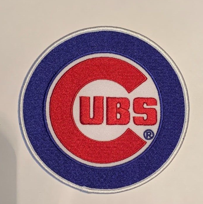 Chicago Cubs Patch cubs patch Jersey Official MLB Logo Emblem cubs 4 5/ ...