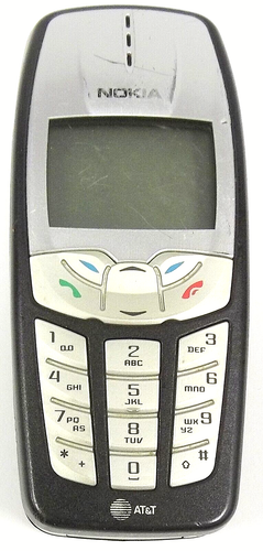 Nokia 2260 - Black and Silver ( AT&T / TDMA ) Rare Cellular Phone / BMC ...