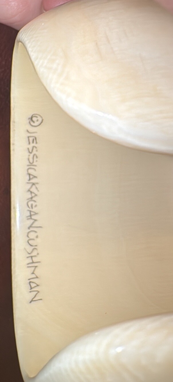 Rare Jessica Kagan Cushman Etched Beetle Green Tourma… - Gem