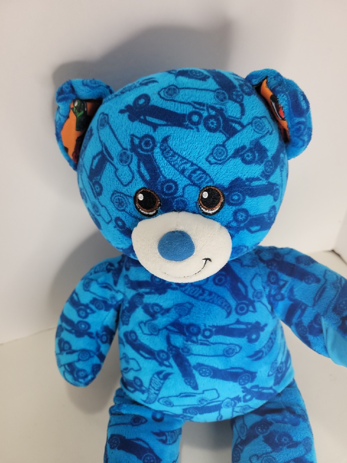 Build a Bear Teddy Bear HOT WHEELS 50th Anniversary Blue/Orange CARS 17 ...