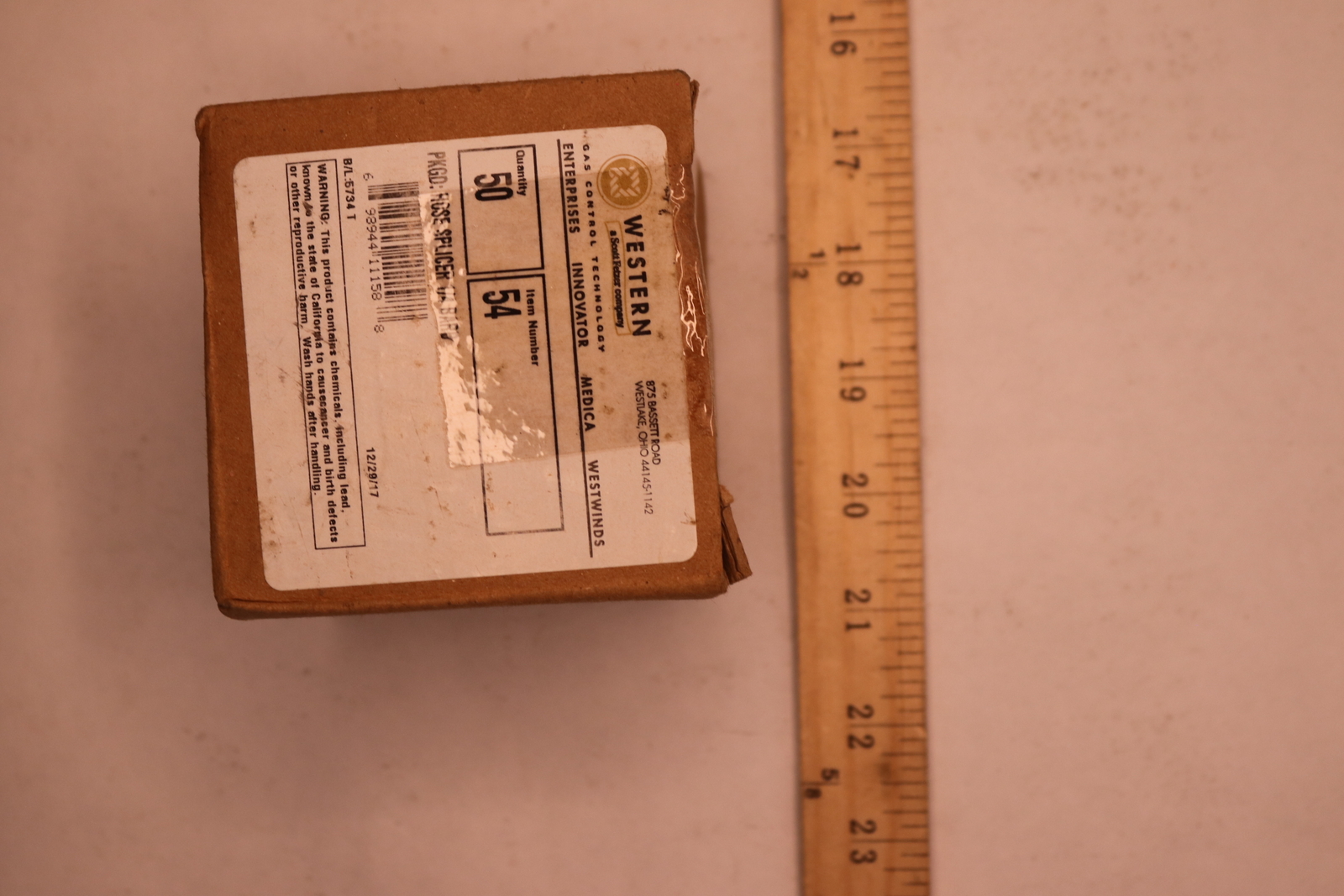 Box of 50 - Western Scott Fetzer Hose Splicer 1/4 Bard 54 for sale ...