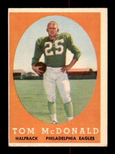 1958 Topps #126 Tommy McDonald VG/VGEX Eagles 557090 | eBay
