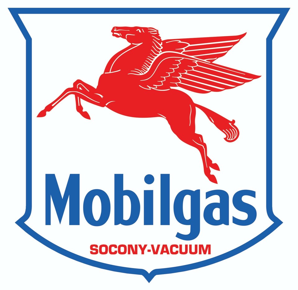 Mobilgas Mobil Shell Gas Logo Wall Decal Oil Gasoline Sticker | eBay