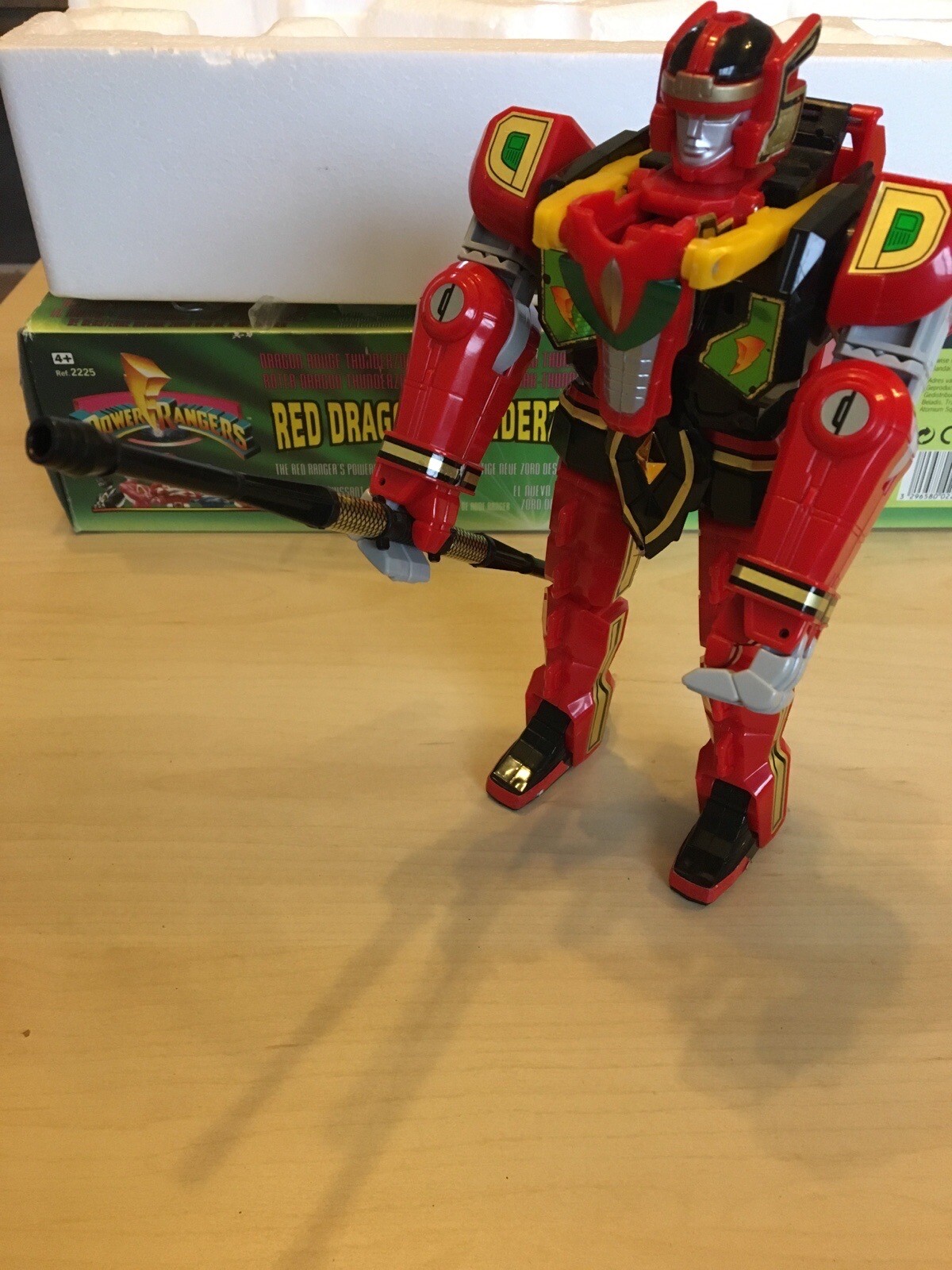 Power Rangers Red Dragon Thunderzord (mighty Morphin Bandai Saban Red ...