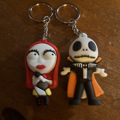 Nightmare Before Christmas Jack & Sally Keychain | eBay