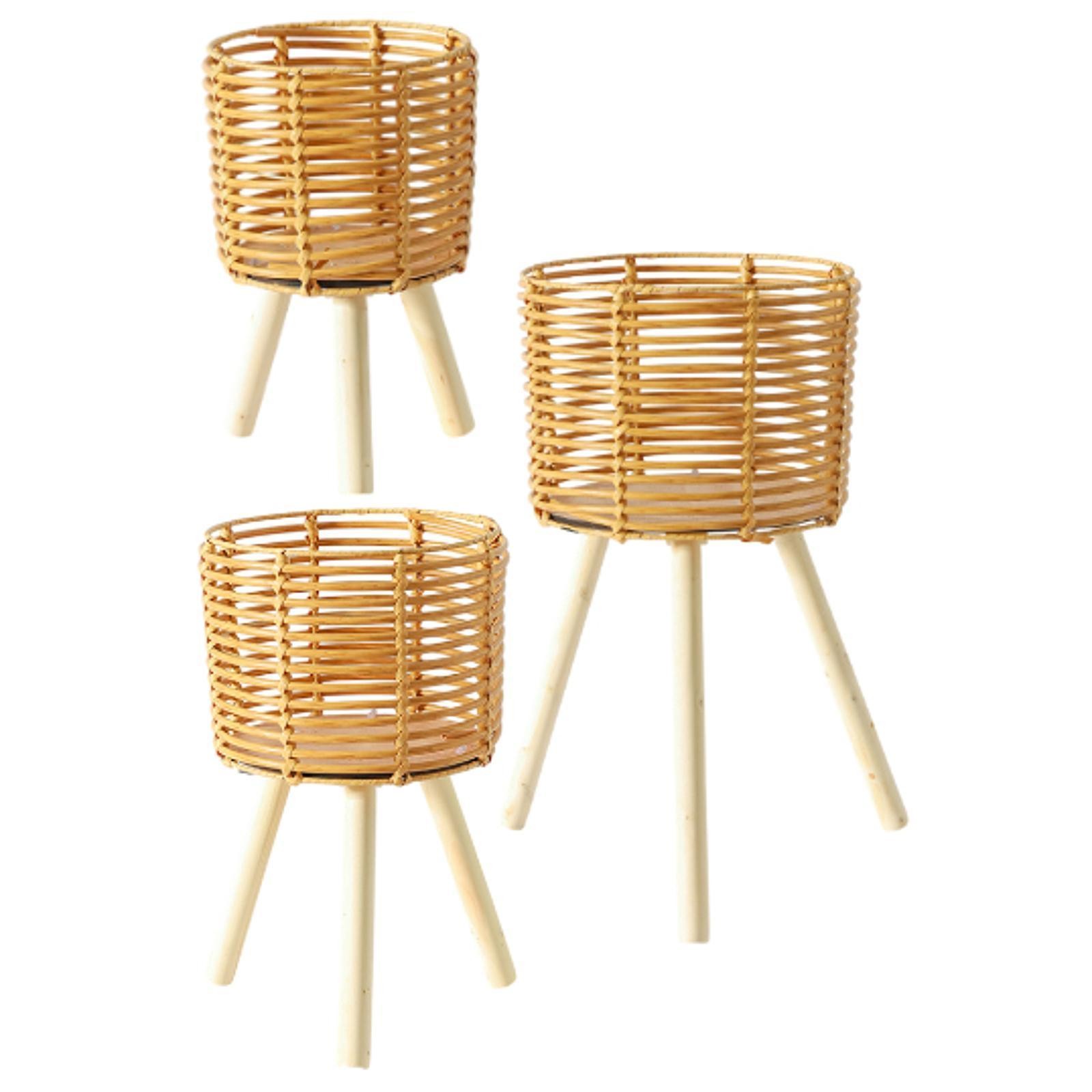 Indoor Flower Pot Plant Stand Basket Planter Home Decoration Ornaments ...