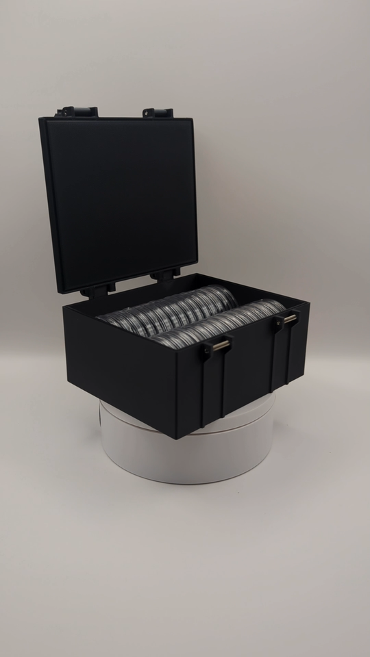 1oz Silver x32 Coin Capsule Storage Box, Britannia, Krugerrand, Noah's ...