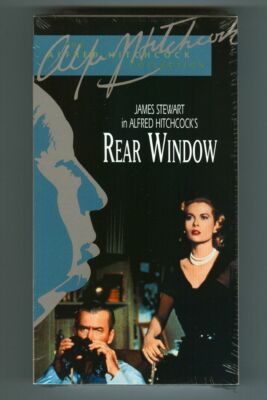 Alfred Hitchcock's REAR WINDOW! New VHS Movie! James Stewart! Grace ...
