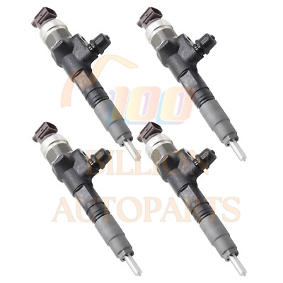 1J770-53074 1J770-53075 4X Fuel injector for Kubota V3307 V3307-CR-TE4 ...