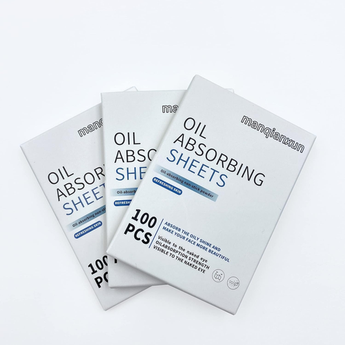 300 Sheets Oil Absorbing Tissues, 3 Pack Premium Oil Blotting Paper ...