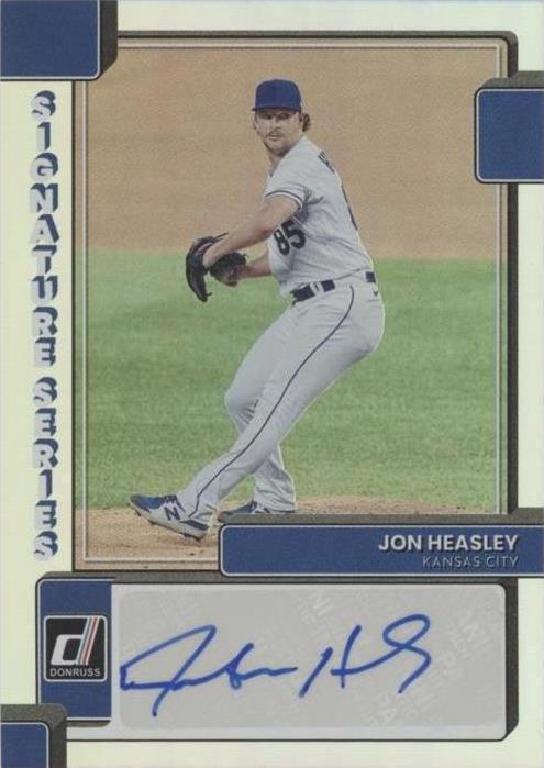 2022 Panini Donruss - Signature Series Jon Heasley #SS-JH (AU, RC) for ...