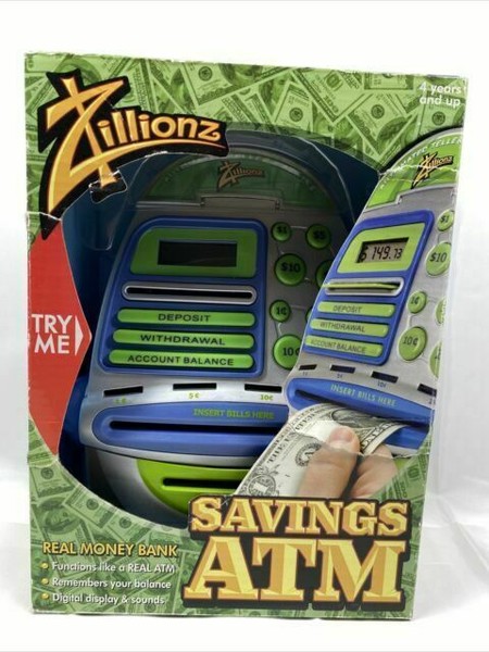 Zillionz Savings ATM Electronic Piggy Bank for sale online | eBay