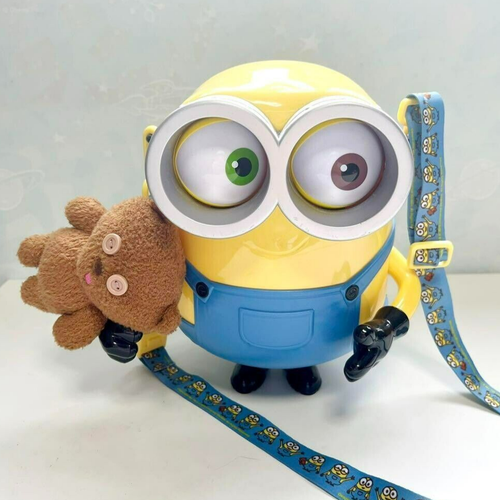 USJ Limited Minions Bob & Tim Talking Popcorn Bucket Universal Studios ...