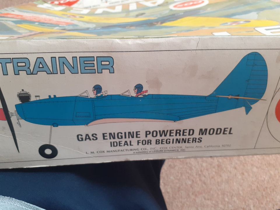 Cox 049 PT-19 Flight Trainer Vintage Control line Gas engine Plane ...