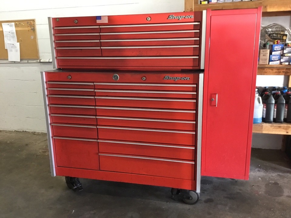 Snap On Tool Box. Vintage KRL 1000 Bottom. KRL 1100 Top . With Side Box ...
