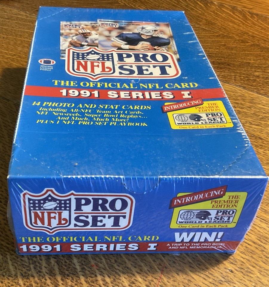 Pro Set 1991 The Official NFL Card, Series 1 Football Trading Cards ...