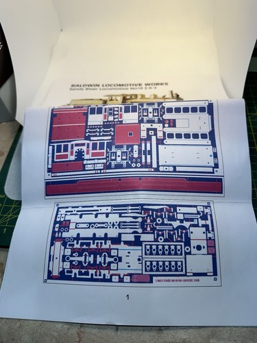 Victor Models Sandy River No19 2-6-2 Brass Kit HOn30 Narrow Gauge | eBay