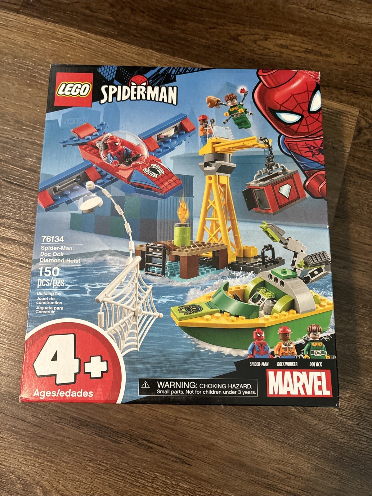 LEGO Marvel 76134 Spider-Man Doc Ock Diamond Heist Set Sealed Retired ...