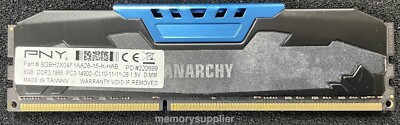 8GBH2X04F1AA28-15-K-HAB PNY 8GB PC3-14900 DDR3-1866MHz DIMM | eBay