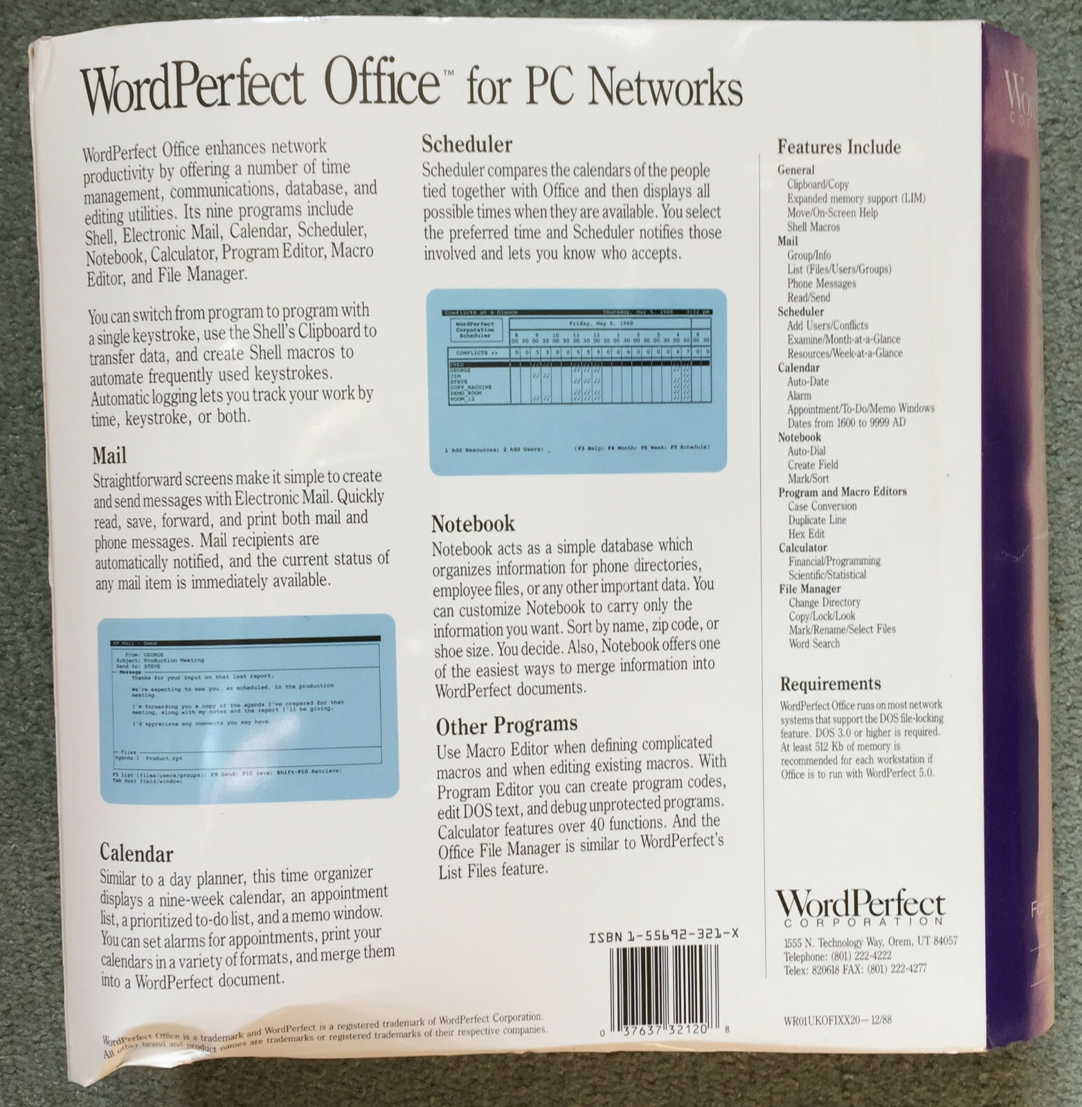 Vintage WordPerfect Office for PC Networks v2 DISKS SEALED for vintage ...