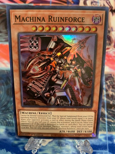 Yugioh x1 Machina Ruinforce MP22-EN203 1st Edition Super Rare (NM!) | eBay