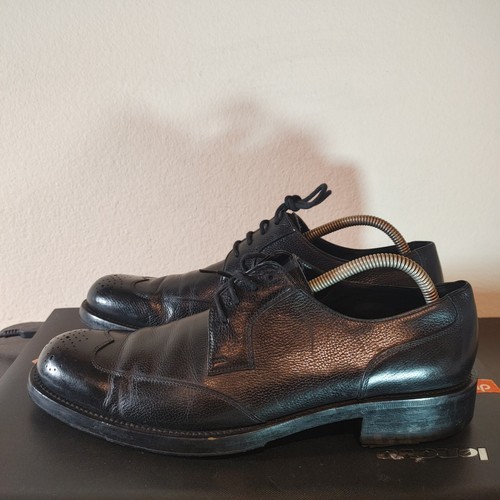 Vintage Gucci Oxford Derbies Wingtips Leather Men Shoes Size 8.5 D ...
