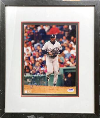 Memorabilia Frank Thomas Hand Signed Photograph Big Hurt Chicago ...