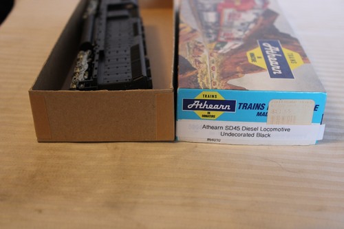 HO Scale Athearn, SD-45 Diesel Locomotive, Undecorated, Black | eBay
