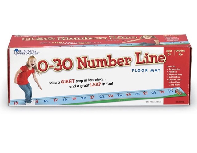 Learning Resources LER0935 0-30 Number Line Floor Mat for sale online ...