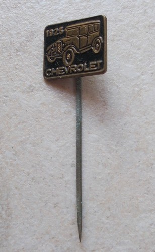 CHEVROLET automobilia hat pin lapel tie tac hatpin pins 1960s black | eBay