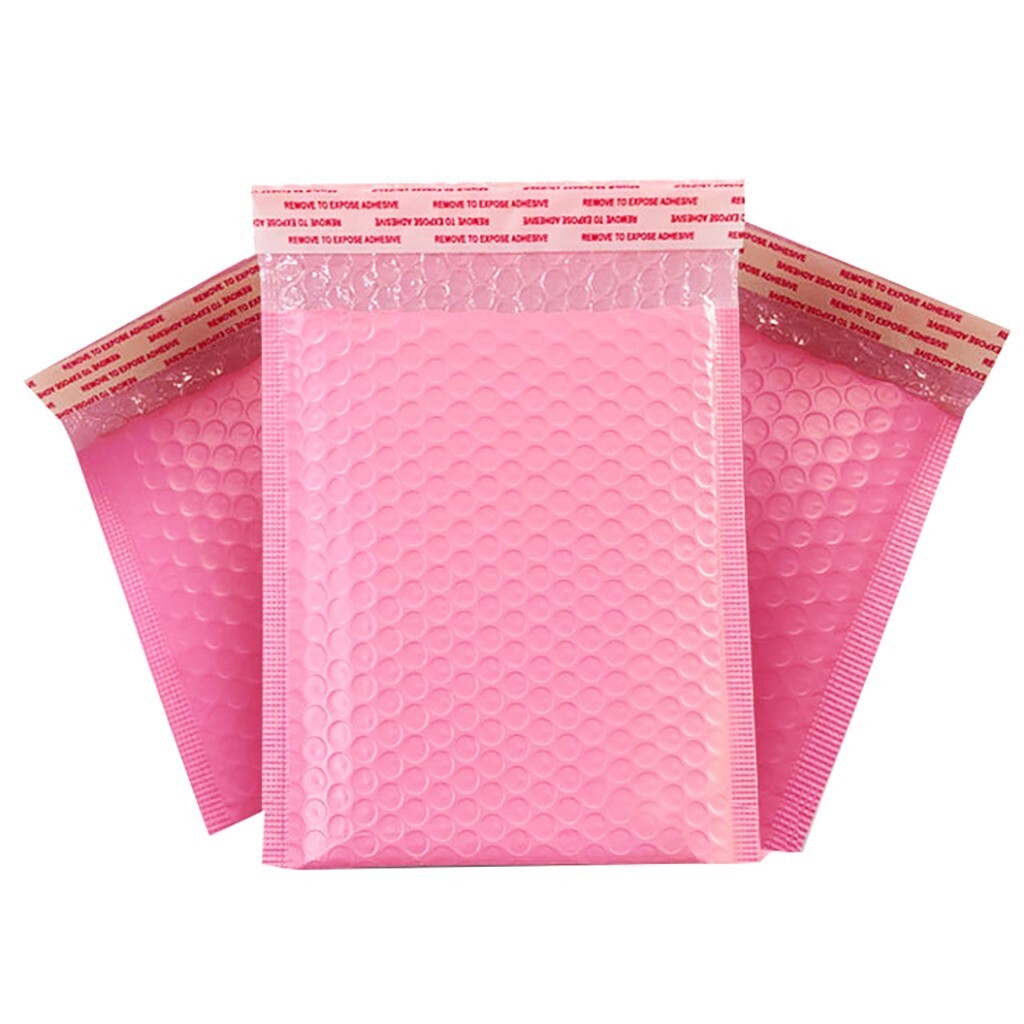 25PCS Bubble Express Bags Padded Envelopes Waterproof 13 x 18cm Pink | eBay