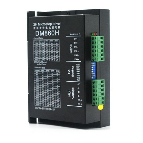 Stepper Motor Driver Controller DM860H with Fan for 57 86 Nema23 Nema34 ...