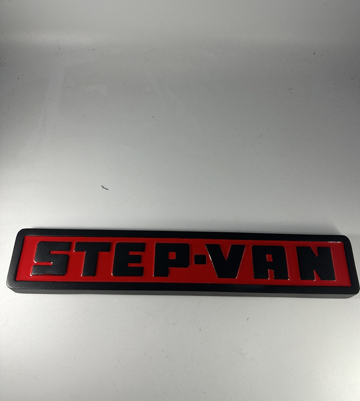 Fits Chevrolet P10 Step Van Emblem Vintage Red @ Black | eBay