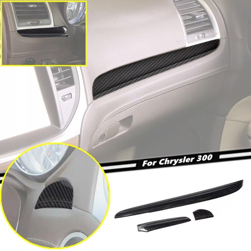 For 2011-2023 Chrysler 300 Carbon Interior Center Console Dash Decor ...