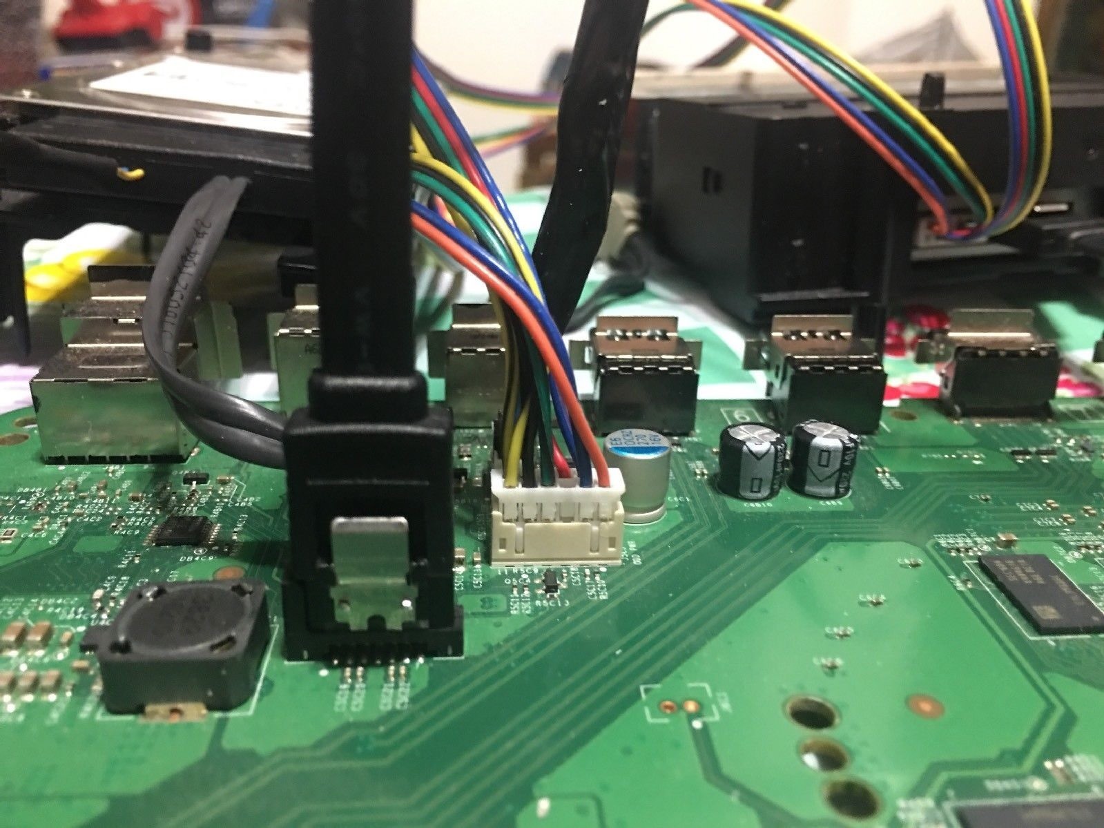 XBOX ONE S CASE MODDING DVD Drive Power Extension Cable 24 OEM XBOX ONE ...