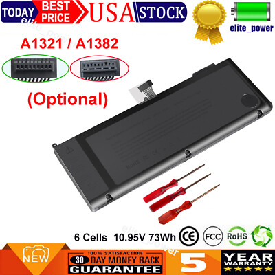 A1382/A1321 Battery For MacBook Pro A1286 Mid 2009 2010 2012 Late/Early ...