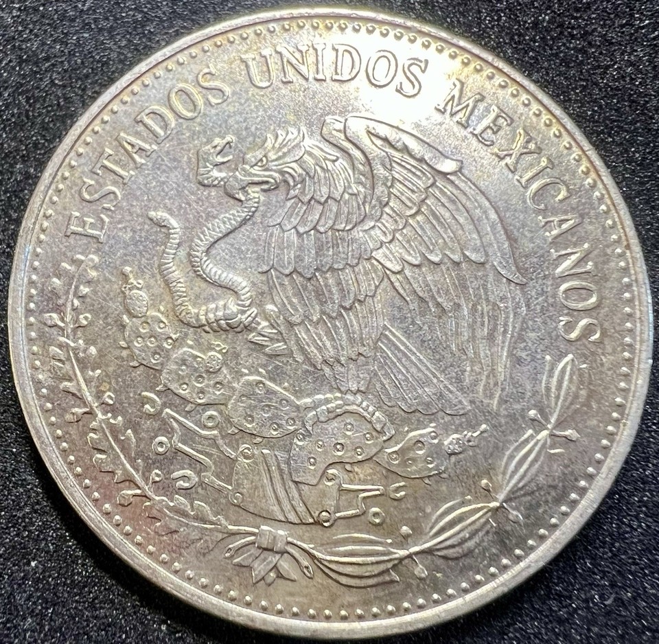 Mexico 50 Pesos 1985 World Cup Mexico 1986 .720 SILVER COIN, 0.360 OZ ...