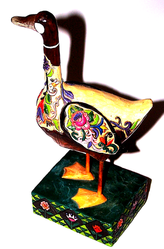 Jim Shore 2003 7" Tall- Lovely Goose "Lady of the Lake" #117148 | eBay
