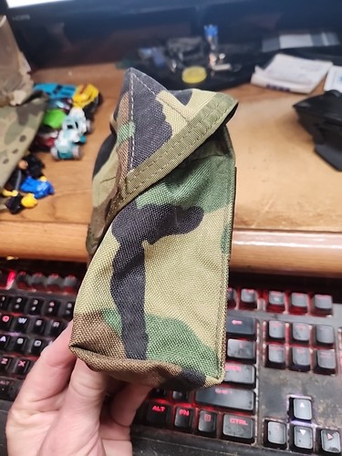 Vintage USGI Woodland Camo Alice LC1 General Purpose Pouch Snap Closure ...