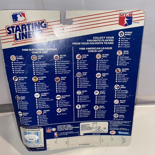 Roger Clemens Autographed 1988 Kenner Starting Lineup JSA COA | eBay