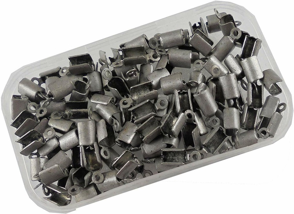 Necklace End Locking Beads for Jewellery Making Kit (Antique Silver ...