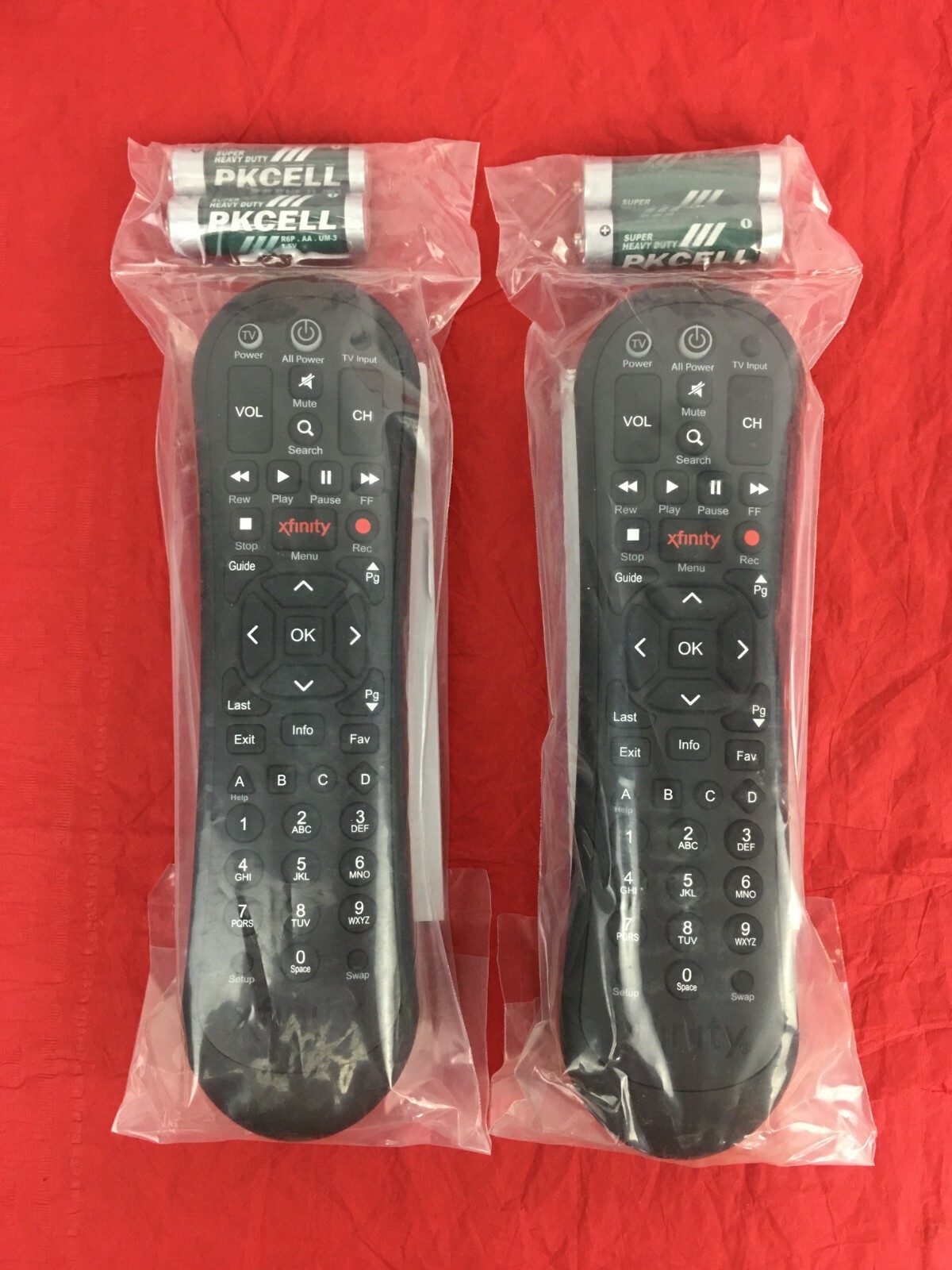 LOT OF 2- NEW - Xfinity Comcast XR2 V3-R RF Remote Control with Battery ...