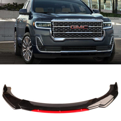 For GMC Terrain Universal Front Bumper Lip Spoiler Splitter Gloss Black ...