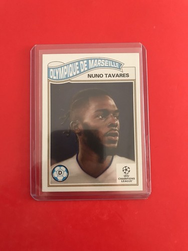 Topps Living Set Ucl Nuno Tavares Olympique De Marseille #539 Mint ...