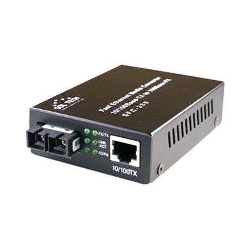 SOLTECH SFC200-STM Fiber Optic Ethernet Converter Multi-mode 2km 1310nm ST Type | eBay