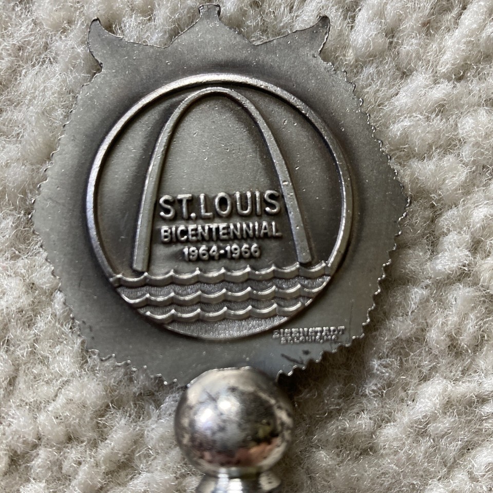 “St Louis Veil Prophet” Bicentennial Pin. 1964-66. Silver Color. | eBay