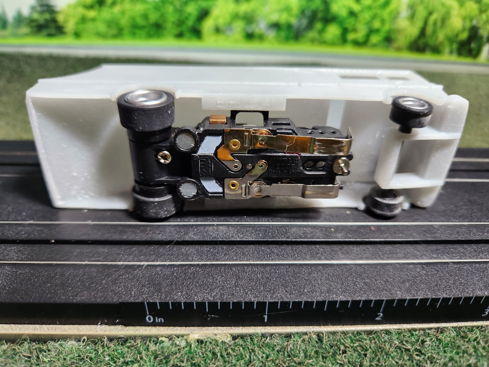 4 Gear Slot Car Body - 60's Commer Car Hauler, Carries 2 TJet Slot Cars ...