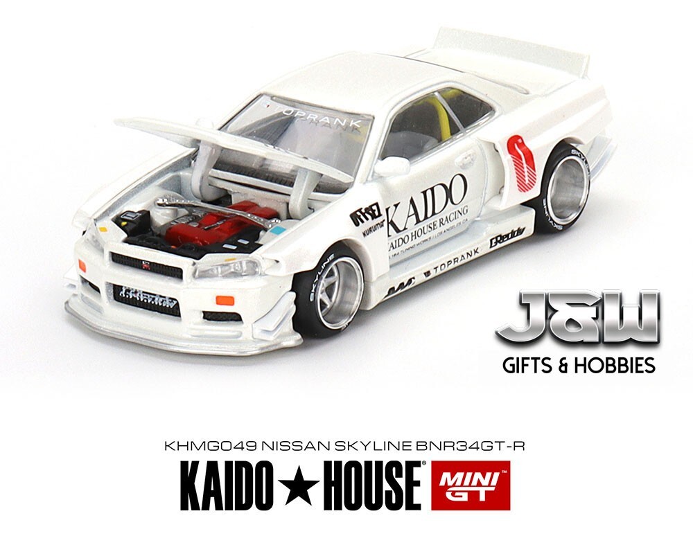 Kaido House Mini GT Nissan Skyline GT-R R34 GReddy V1 Green, 51% OFF